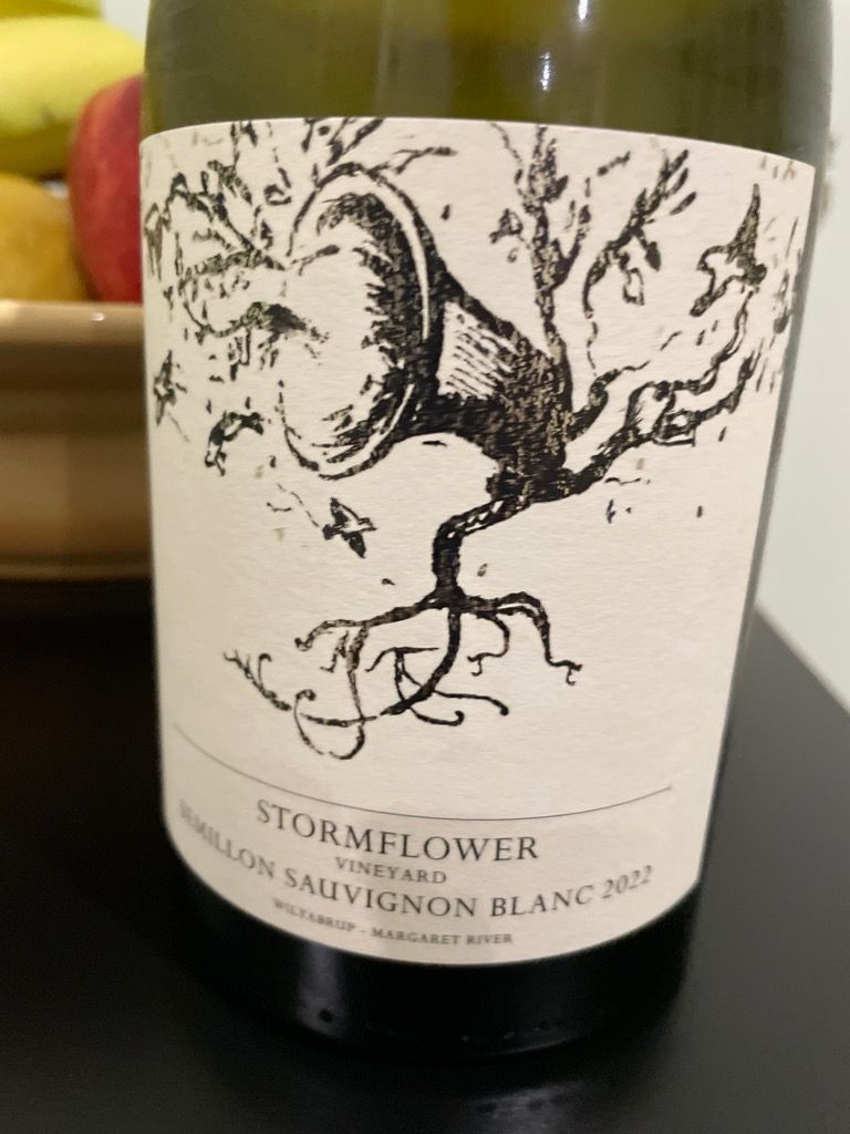 2022 Stormflower Vineyard Sauvignon Blanc Sémillon Wilyabrup, Australia ...