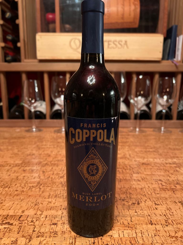 2004 Francis Ford Coppola Merlot Diamond Collection Blue Label, USA ...