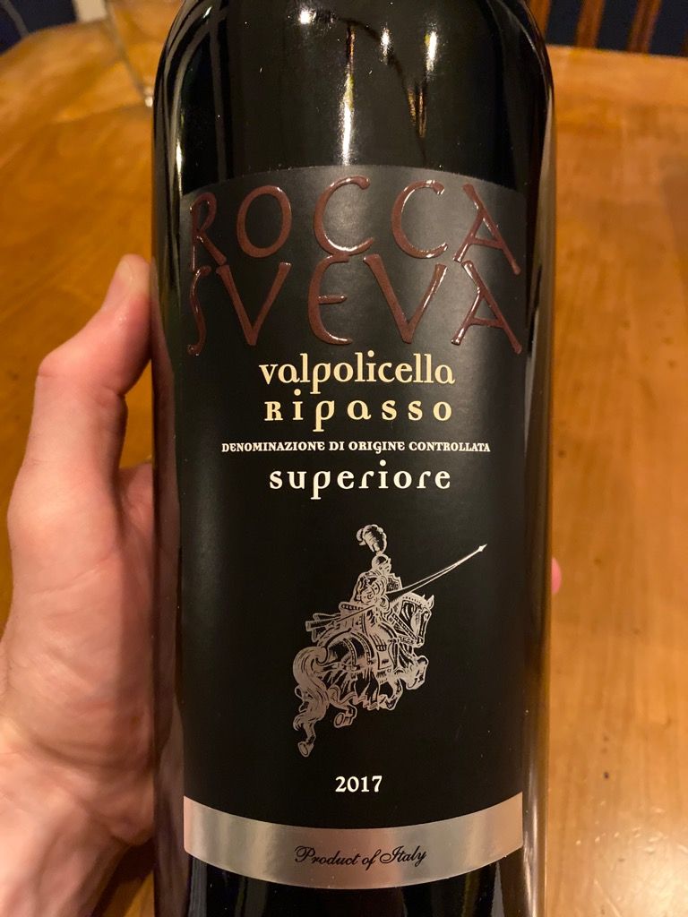 2017 Cantina di Soave Ripasso della Valpolicella Superiore Rocca Sveva ...