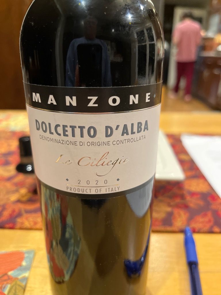2020 Giovanni Manzone Dolcetto d'Alba Le Ciliegie, Italy, Piedmont ...