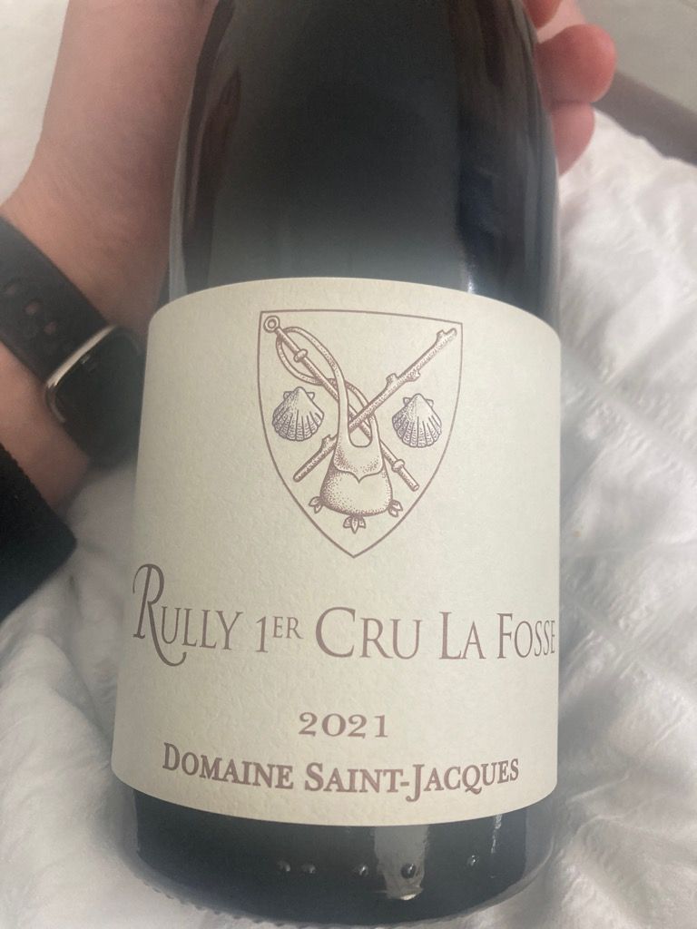 2021 Domaine Saint-Jacques Rully 1er Cru La Fosse, France, Burgundy ...