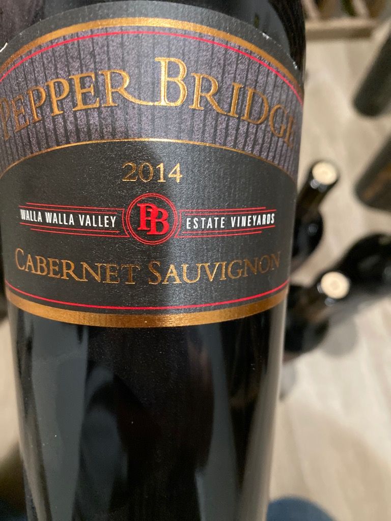 2014 Pepper Bridge Cabernet-Merlot Pepper Bridge Vineyard, USA ...