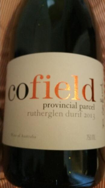 2013 Cofield Wines Durif Provincial Parcel, Australia, Victoria, North ...
