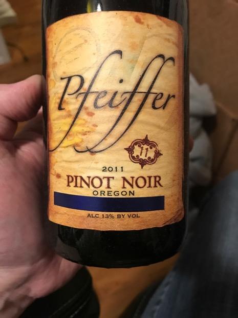 2007 Pfeiffer Vineyards Pinot Noir, USA, Oregon, Willamette Valley ...