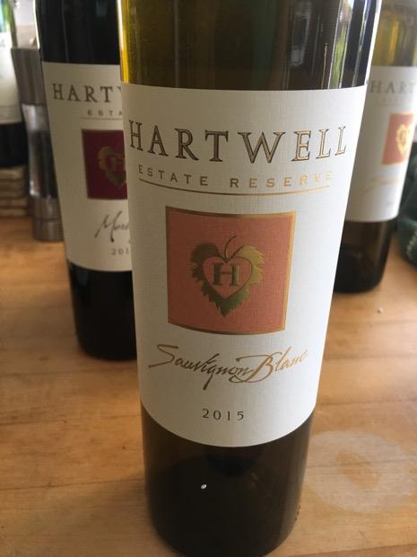 2015 Hartwell Vineyards Sauvignon Blanc Estate Reserve, USA, California ...