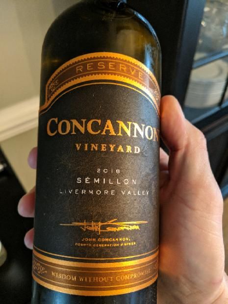 2018 Concannon Vineyard Sémillon Reserve, USA, California, San ...
