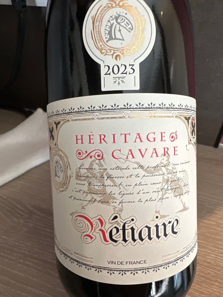2023 Héritage Cavare Côtes du Rhône Rétiaire, France, Rhône, Southern ...
