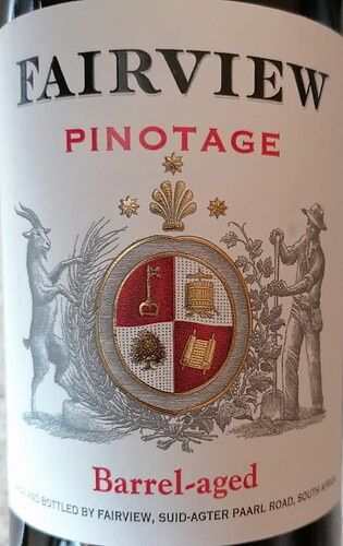 2021 Fairview Pinotage Barrel Aged, South Africa, Coastal Region ...