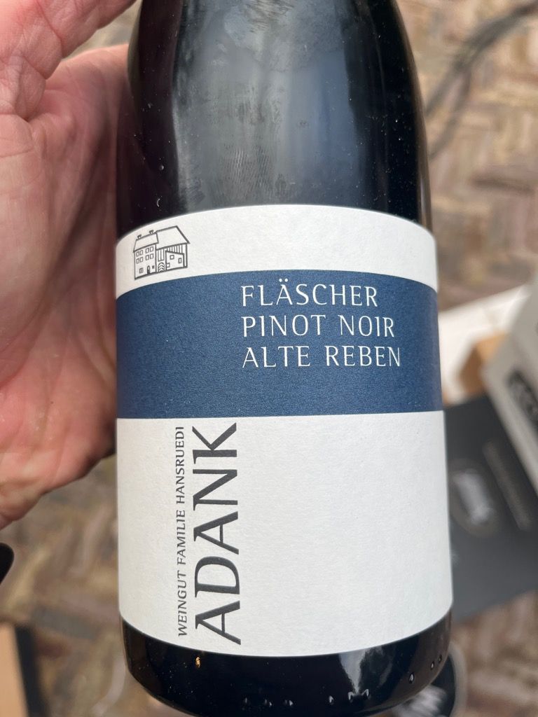 2021 Hansruedi Adank Pinot Noir Alte Reben, Switzerland, Eastern ...