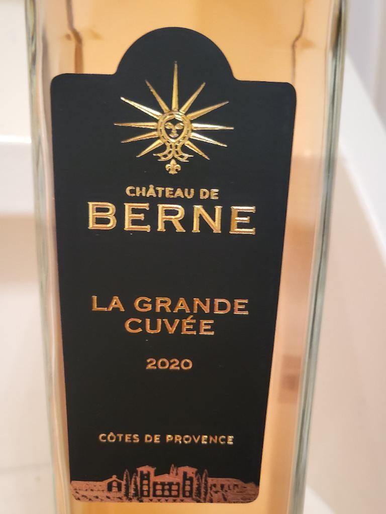 2019 Château de Berne Côtes de Provence Grande Cuvée Rosé, France ...
