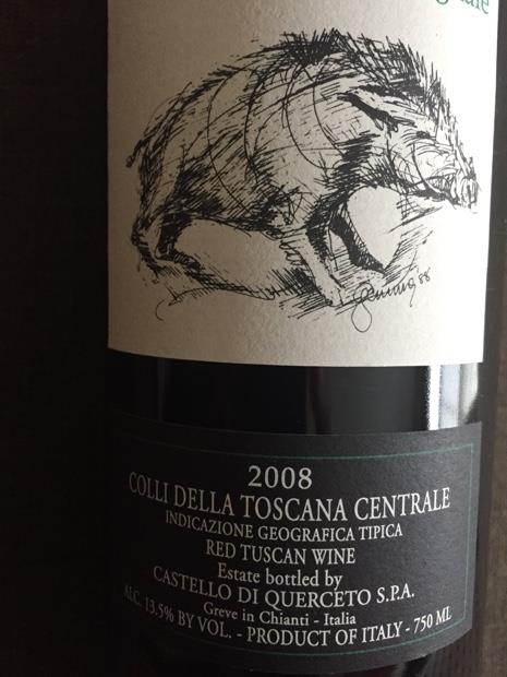 2008 Castello di Querceto / Querceto Cignale Colli della Toscana ...