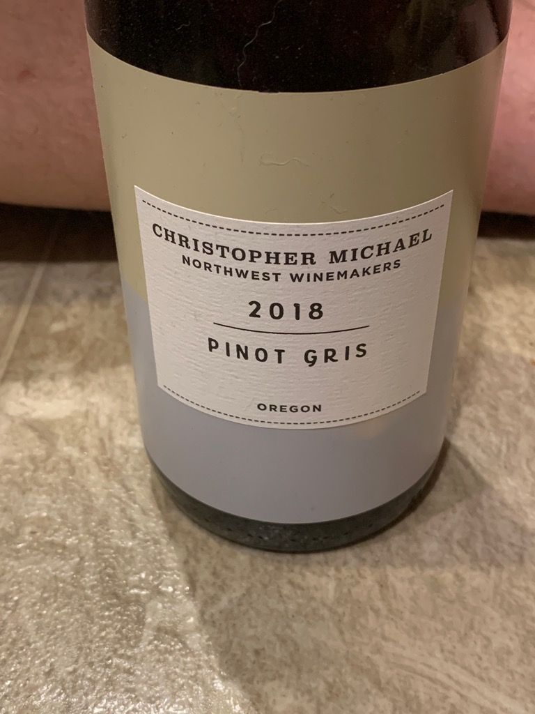 2021 Christopher Michael Pinot Gris, USA, Oregon - CellarTracker