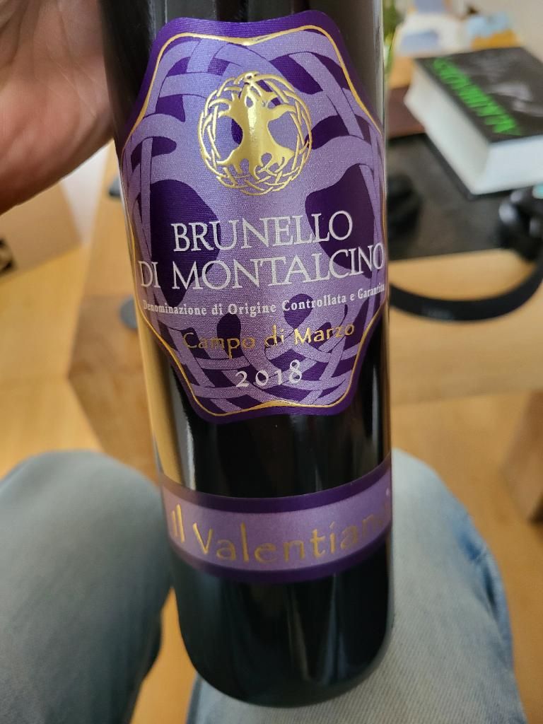2019 Il Valentiano Brunello di Montalcino Campo Di Marzo, Italy ...