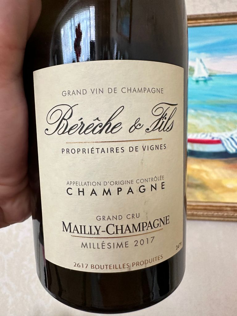 2019 Bérêche et Fils Champagne Grand Cru Mailly, France, Champagne ...