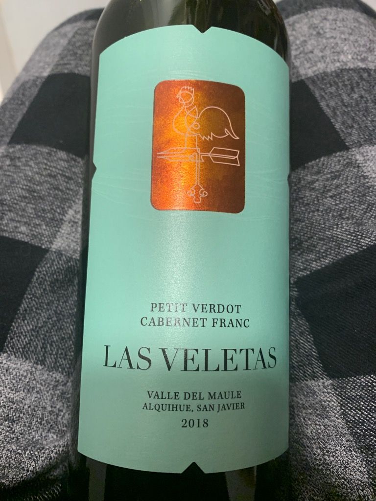2018 Viña Las Veletas Petit Verdot/Cabernet Franc, Chile, Maule Valley ...