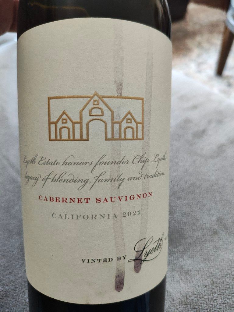 2021 Lyeth Cabernet Sauvignon, USA, California - CellarTracker