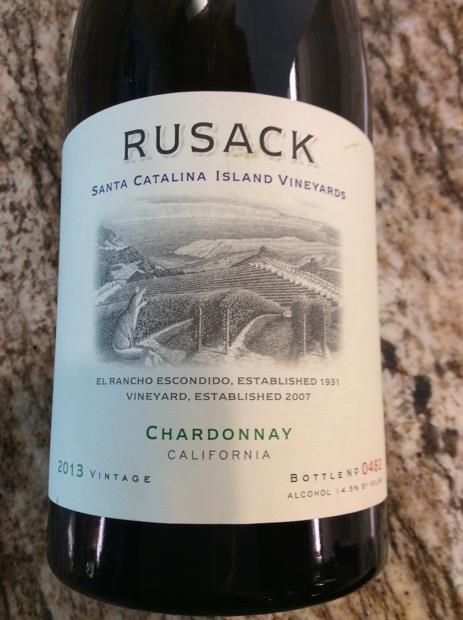 2011 Rusack Chardonnay Santa Catalina Island Vineyards, USA, California ...