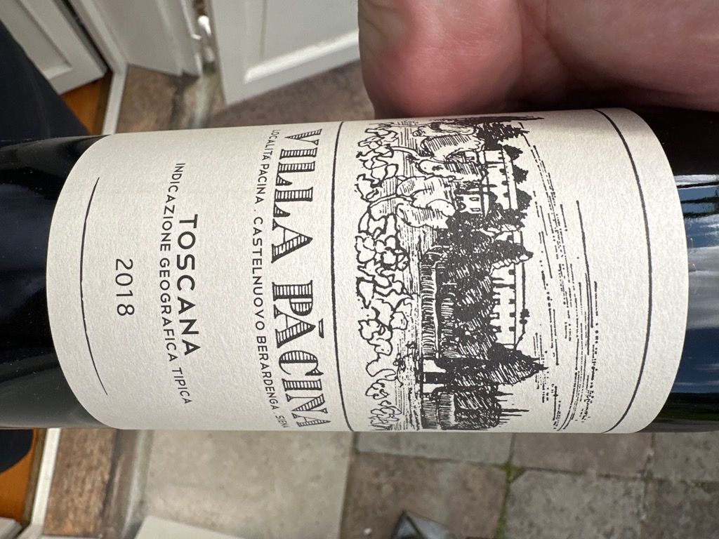 2020 Pacina Villa Pacina Toscana IGT, Italy, Tuscany, Toscana IGT ...