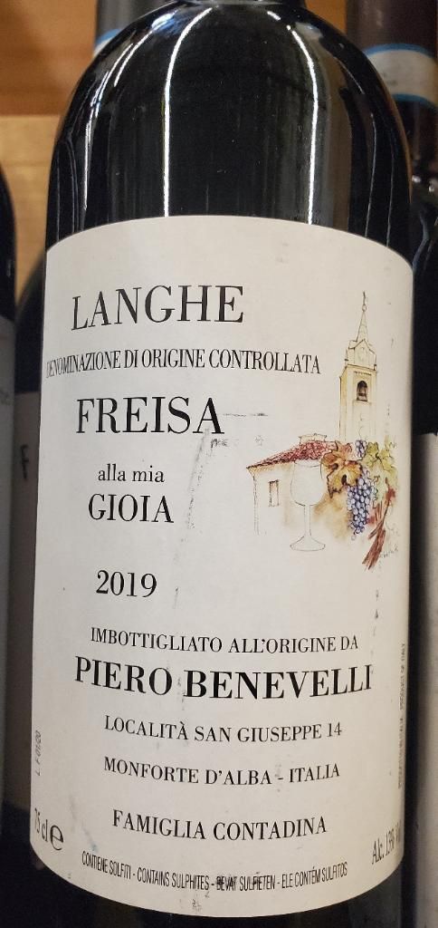 2019 Piero Benevelli Langhe Freisa Alla Mia Gioia, Italy, Piedmont ...