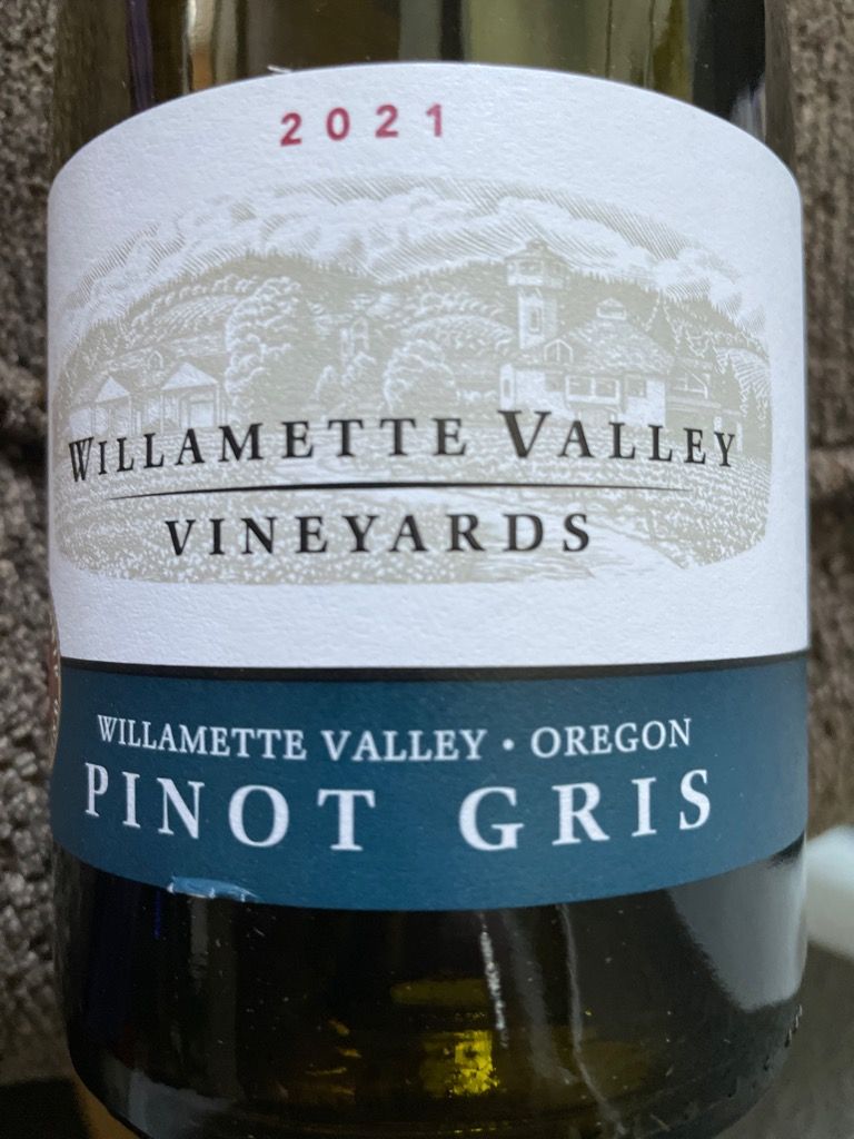 2021 Willamette Valley Vineyards Pinot Gris Willamette Valley, USA ...