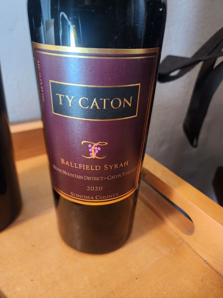 2020 Ty Caton Syrah Ballfield Caton Vineyard, USA, California, Sonoma ...