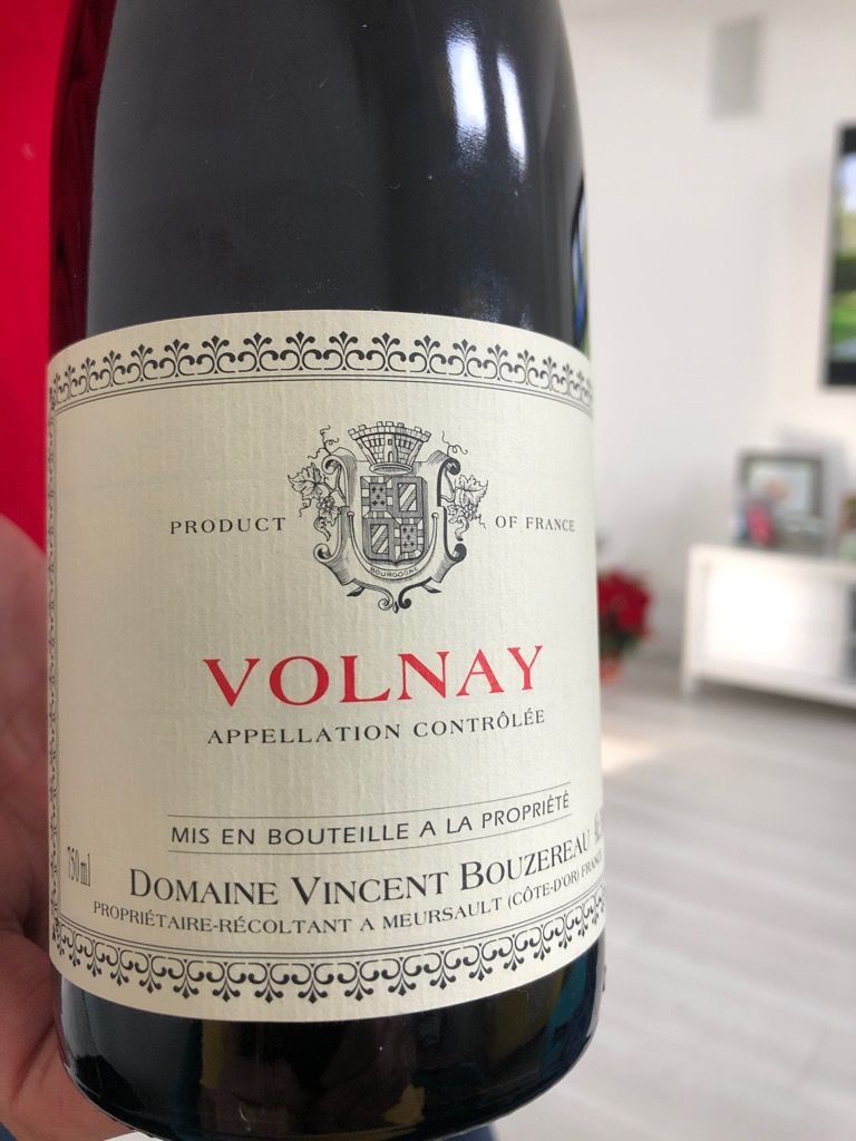 2002 Vincent Bouzereau Volnay, France, Burgundy, Côte de Beaune, Volnay ...