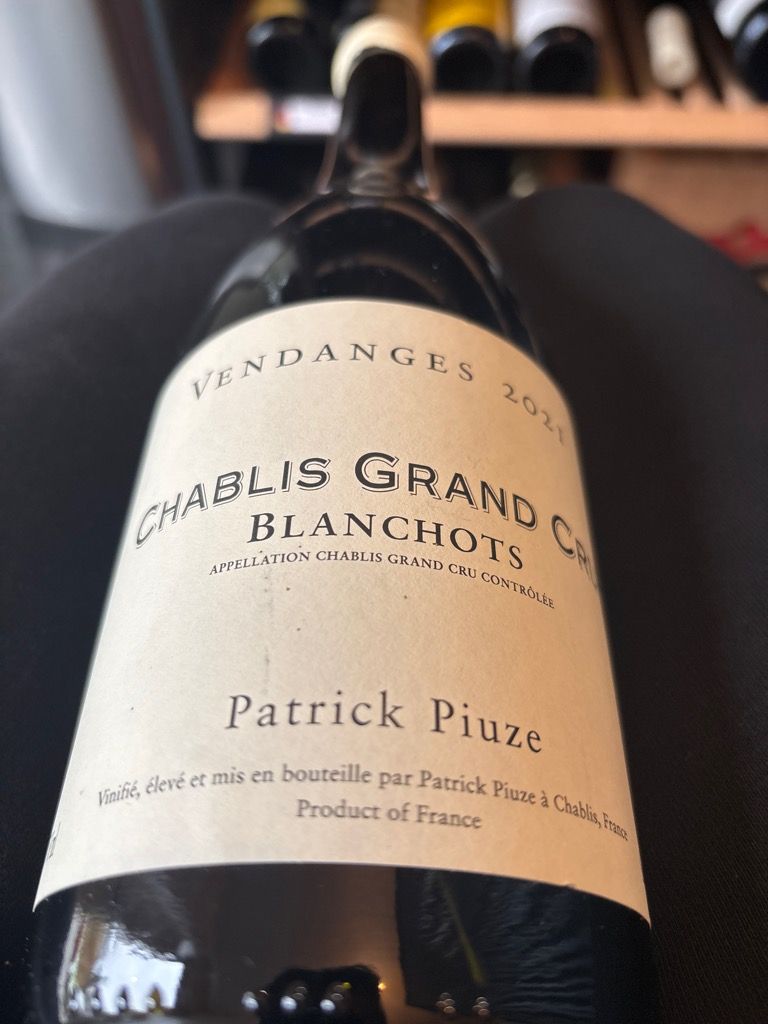 2021 Patrick Piuze Chablis Grand Cru Blanchot, France, Burgundy ...