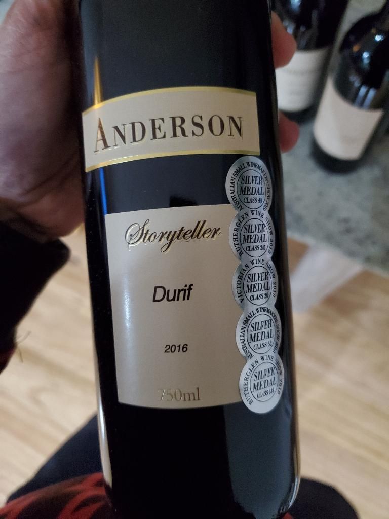 2019 Anderson Winery Durif Storyteller, Australia, Victoria, North East ...