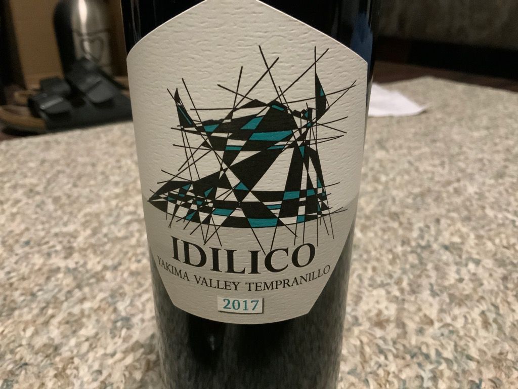 2017 Idilico Tempranillo, USA, Washington, Columbia Valley, Yakima ...