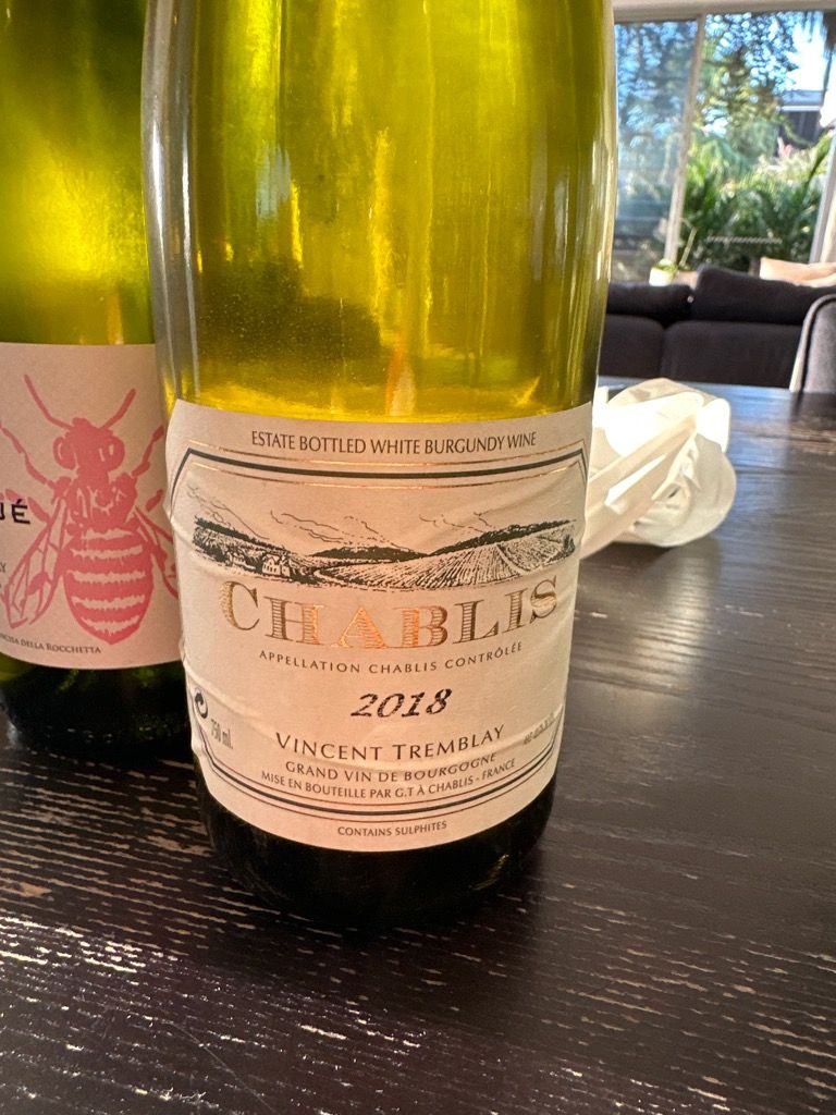 2018 Vincent Tremblay Chablis, France, Burgundy, Chablis - CellarTracker