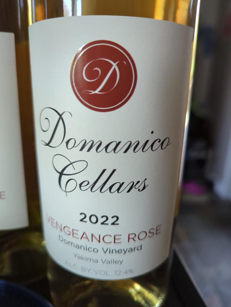 2022 Domanico Cellars Vengeance Rosé Domanico Vineyard, USA, Washington ...