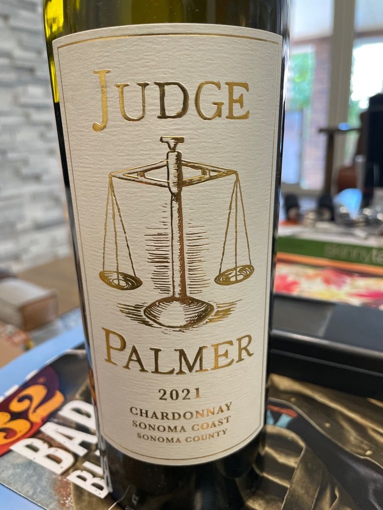 2021 Judge Palmer Wines Chardonnay, USA, California, Sonoma County ...