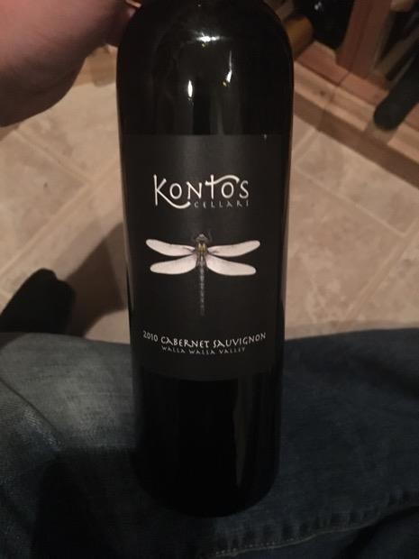 2010 Kontos Cellars Cabernet Sauvignon, USA, Washington, Columbia ...