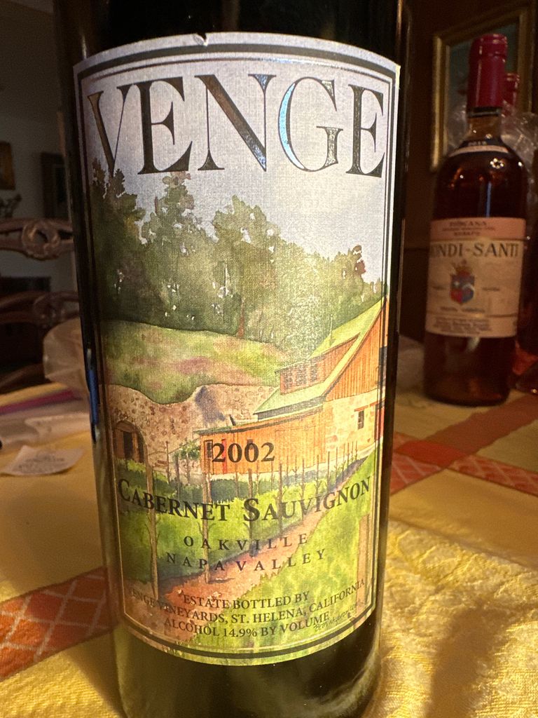 1999 Venge Vineyards Cabernet Sauvignon Oakville, USA, California, Napa ...