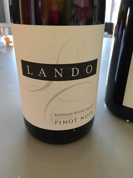 2015 Lando Wines Pinot Noir Russian River Valley, USA, California ...
