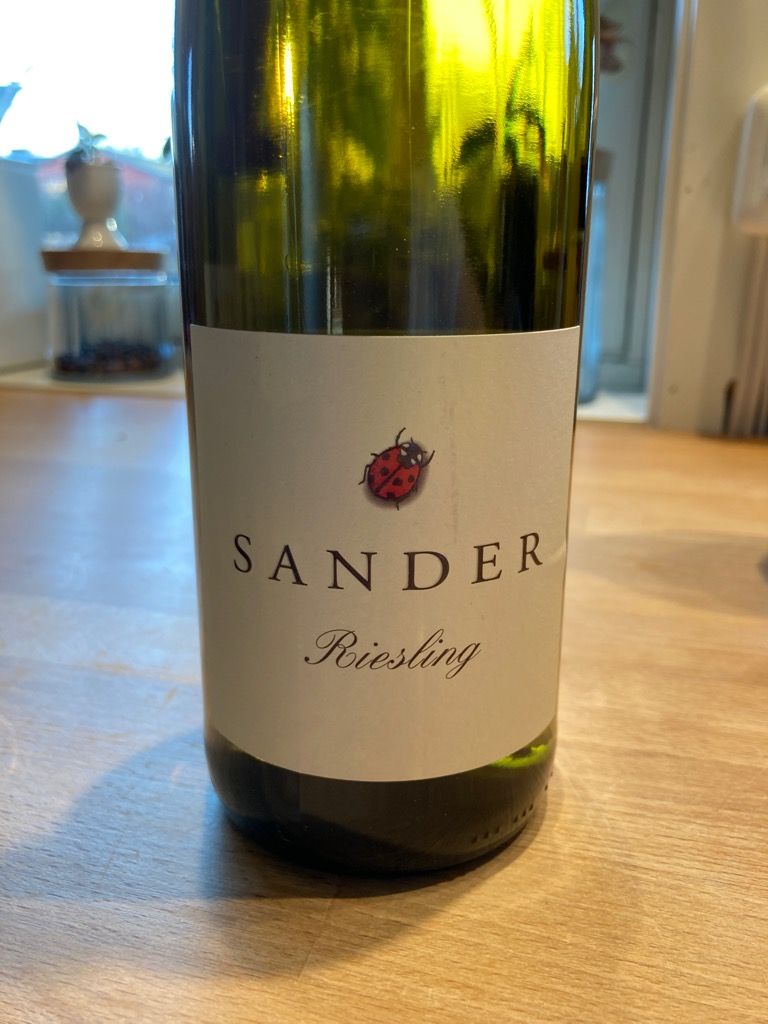 2021 Sander Riesling trocken, Germany, Rheinhessen - CellarTracker