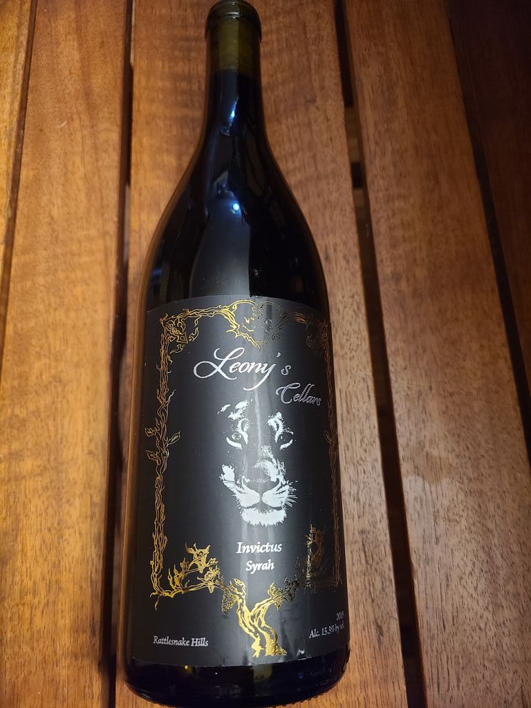 2020 Leony's Cellars Syrah Invictus, USA, Washington, Columbia Valley ...