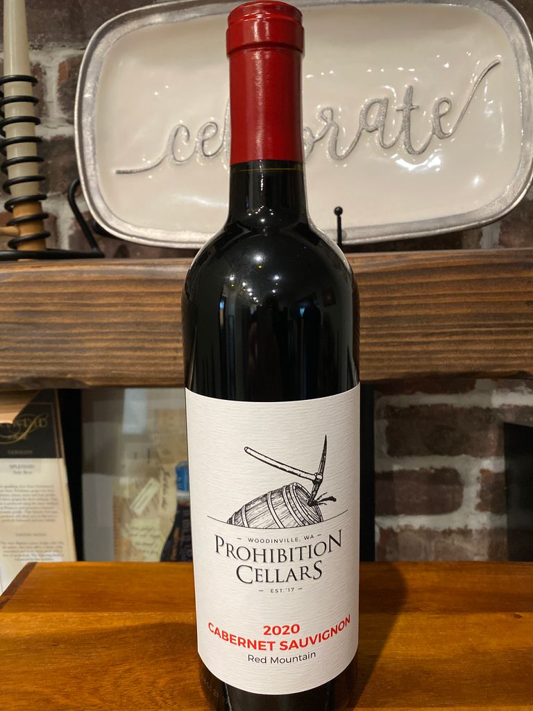 2020 Prohibition Cellars Cabernet Sauvignon Red Mountain, USA ...