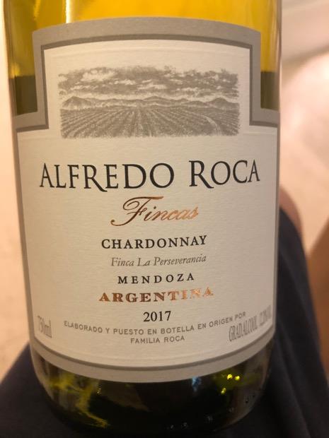 2015 Alfredo Roca Chardonnay Fincas Finca La Perseverancia, Argentina ...