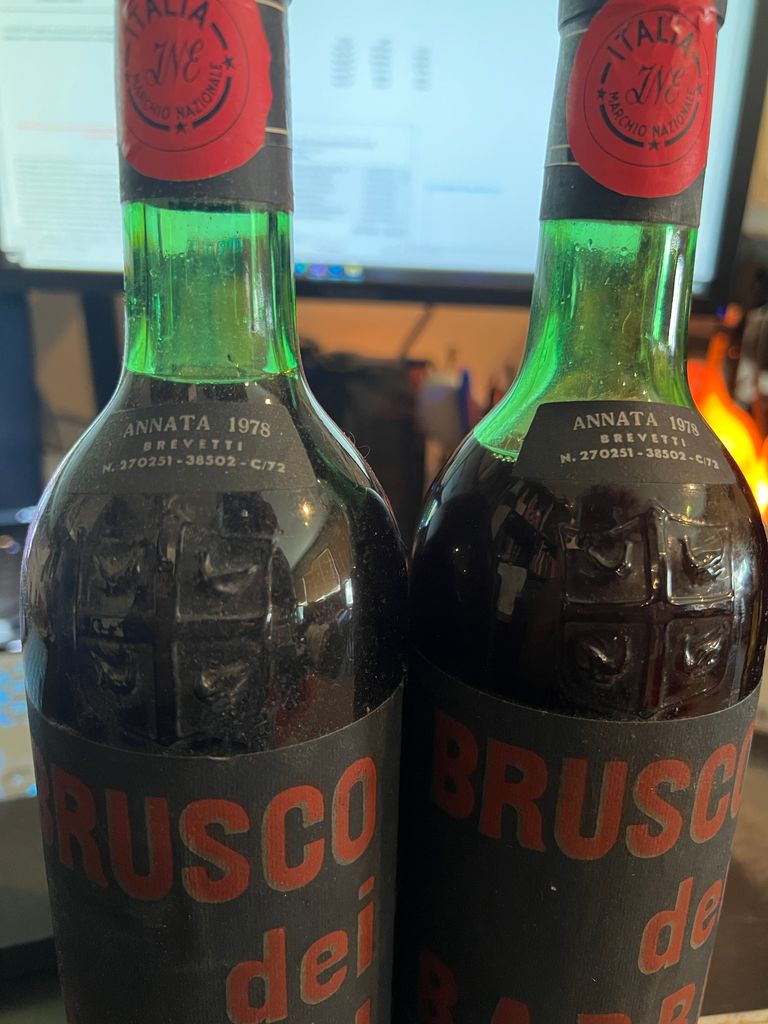 1976 Fattoria dei Barbi Brusco dei Barbi Toscana IGT, Italy, Tuscany ...