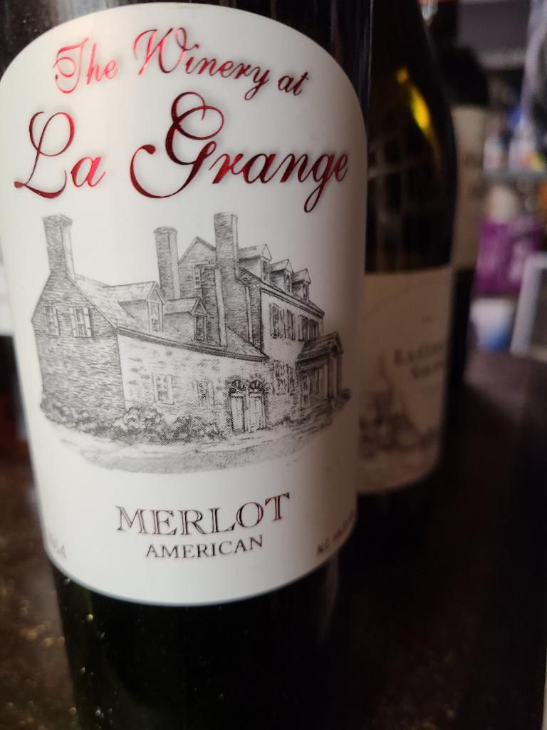 2012 The Winery at La Grange Merlot, USA, Virginia, Northern Virginia ...