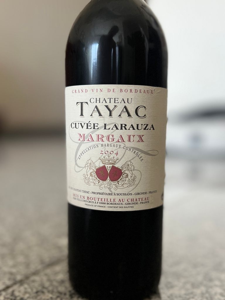 1994 Château Tayac Cuvée Larauza, France, Bordeaux, Médoc, Margaux ...
