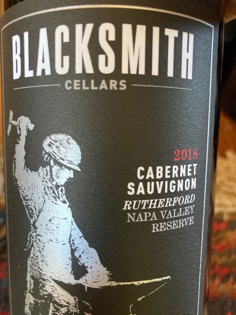 2018 Blacksmith Cellars Cabernet Sauvignon Reserve, USA, California ...