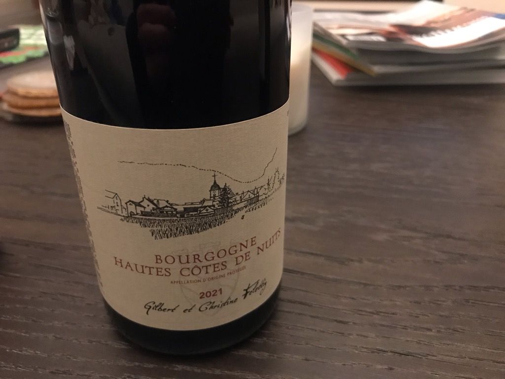 2021 Gilbert et Christine Felettig Bourgogne Hautes-Côtes de Nuits ...