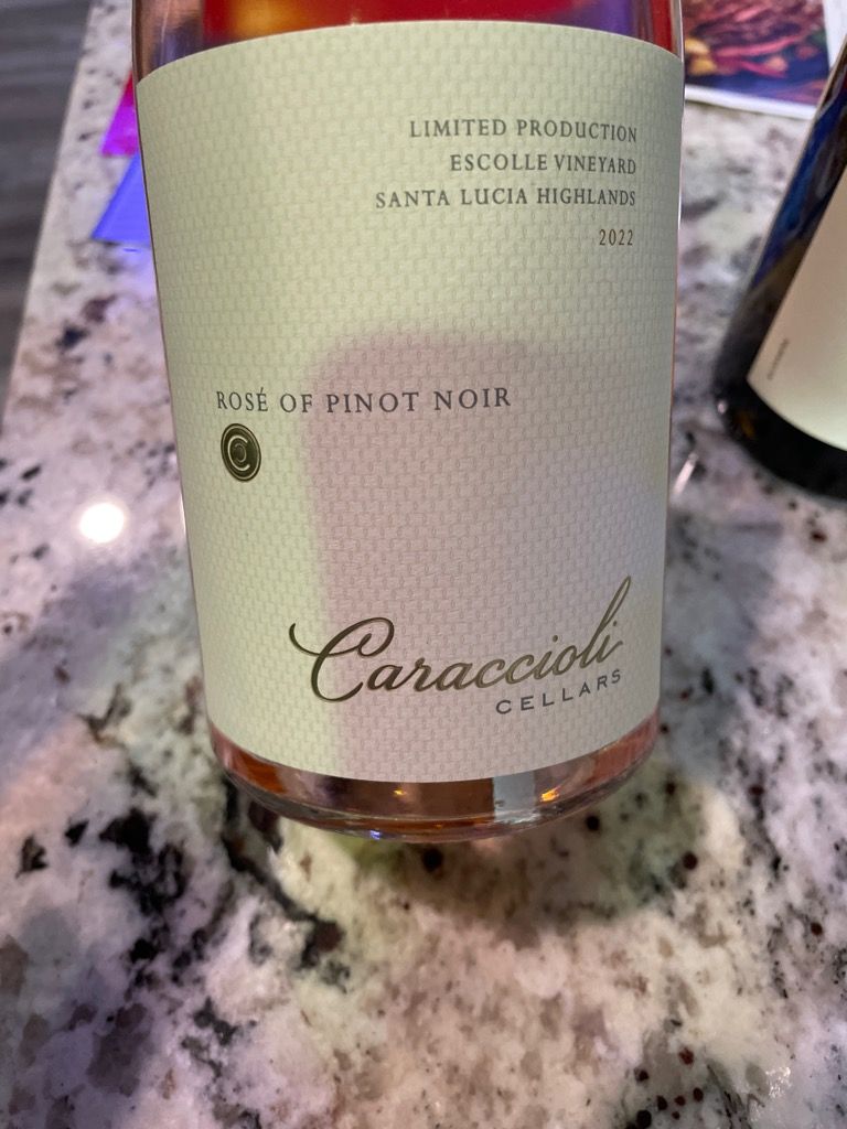 2022 Caraccioli Cellars Rosé of Pinot Noir Escolle Vineyard, USA ...