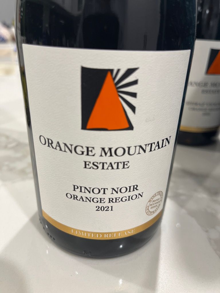 2021 Orange Mountain Wines Pinot Noir, Australia, New South Wales ...
