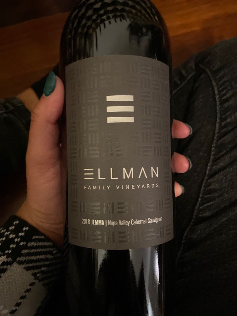 2018 Ellman Family Vineyards Cabernet Sauvignon jemma, USA, California ...
