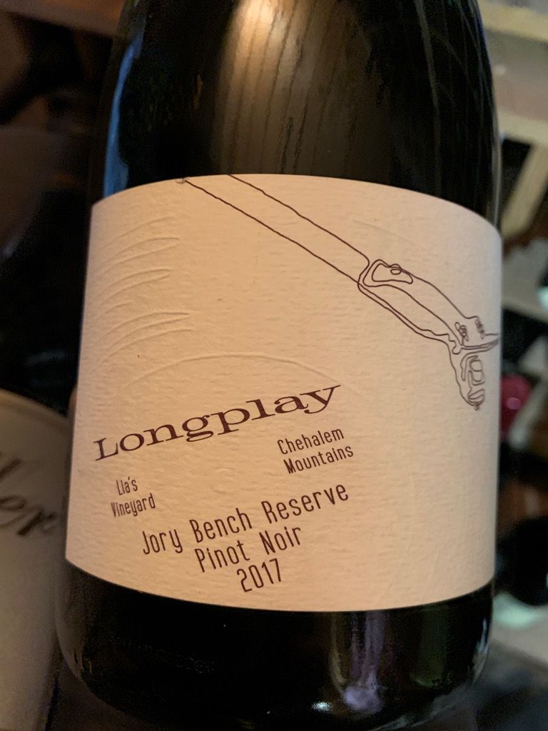 2017 Longplay Pinot Noir Jory Bench Reserve Lia's Vineyard, USA, Oregon ...