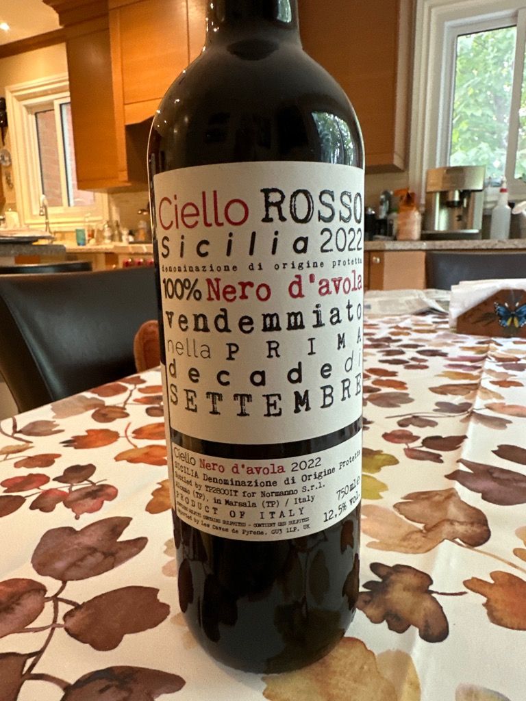2022 Normanno Sicilia Ciello Rosso, Italy, Sicily, Sicilia - CellarTracker