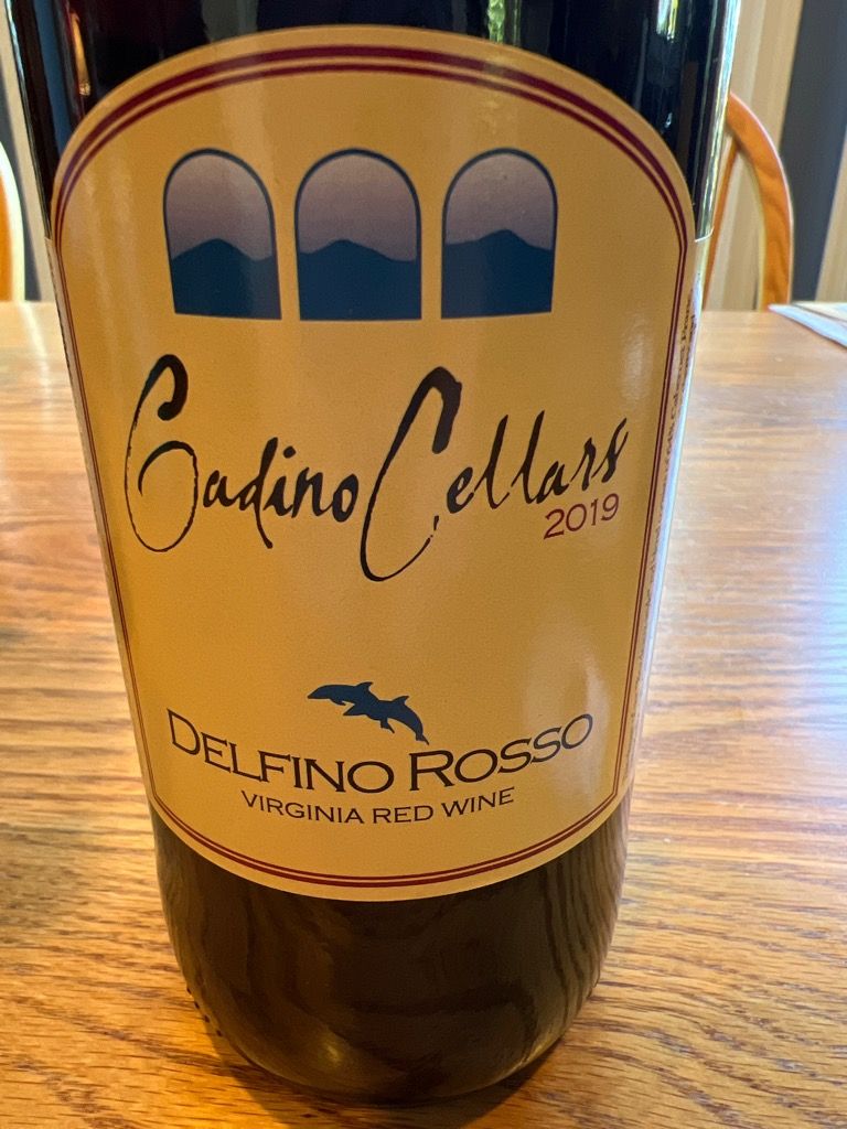 2019 Gadino Cellars Delfino Rosso, USA, Virginia, Northern Virginia ...